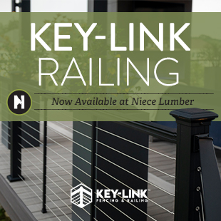 Key-Link Railing: Now Available at Niece Lumber - Niece Lumber